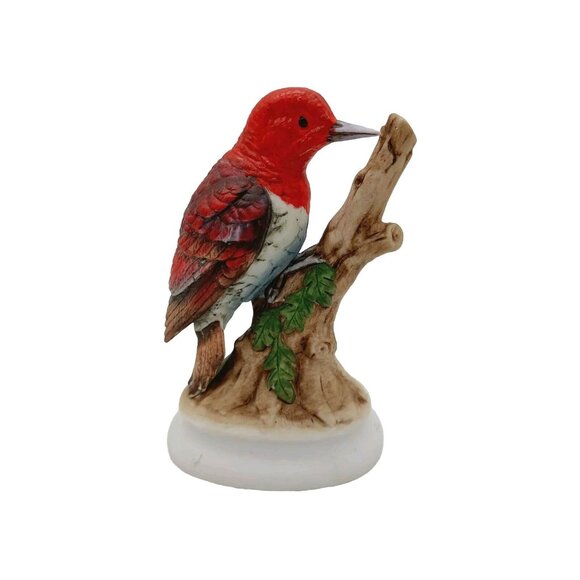 Lefton | Accents | Lefton Bird Figurine Ceramic Wood Pecker On A Branch ...